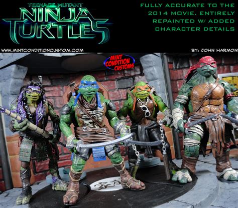 Custom Teenage Mutant Ninja Turtles 2014 Movie Accurate Action Figure