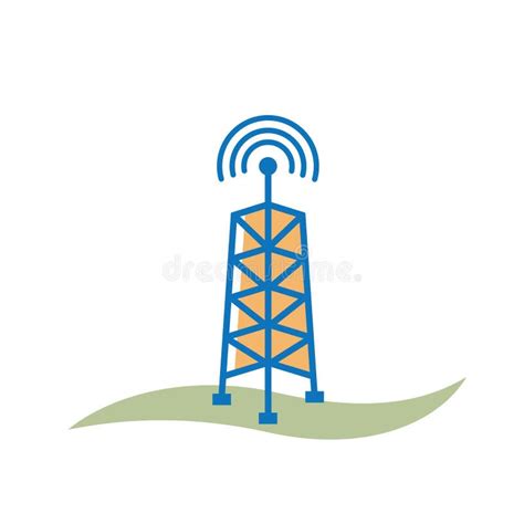Tower Signal Icon Vector Concept Element Design Stock Vector Illustration Of Astronomy