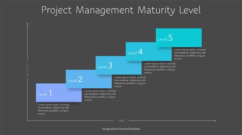 Project Management Maturity Level Free Presentation Template For