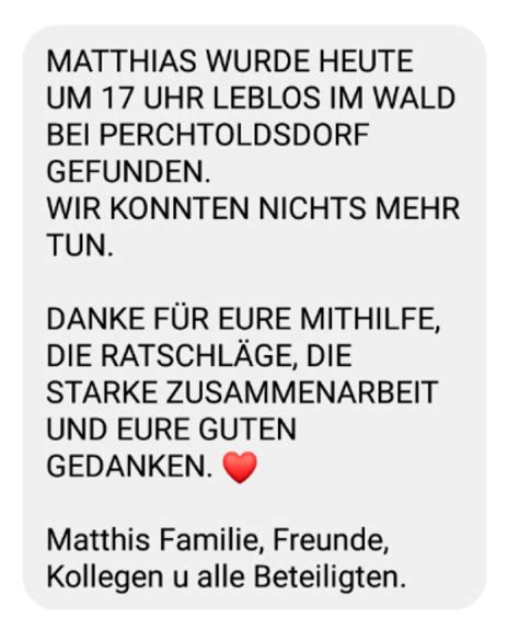 Vermisster Schauspieler Matthias Messner Tot Aufgefunden Kurier