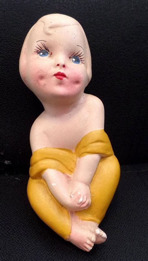 Antique 1920s Dolly Dimples Dollwestern Doll Mfg Co Chicago Ceramic