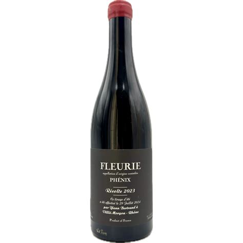 Les Bertrand Phénix 2023 Vin Rouge Beaujolais