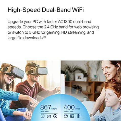 TP Link USB WiFi Adapter AC1300Mbps Archer T4U Plus Smart Home Automation