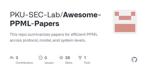 Github Pku Sec Labawesome Ppml Papers This Repo Summarizes Papers For Efficient Ppml Across