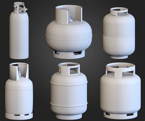 Artstation 70 Gas Objects Kitbash Resources