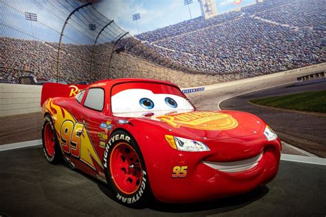 Detail Of The Real Car From The Movie Cars Lightning Mcqueen In Red