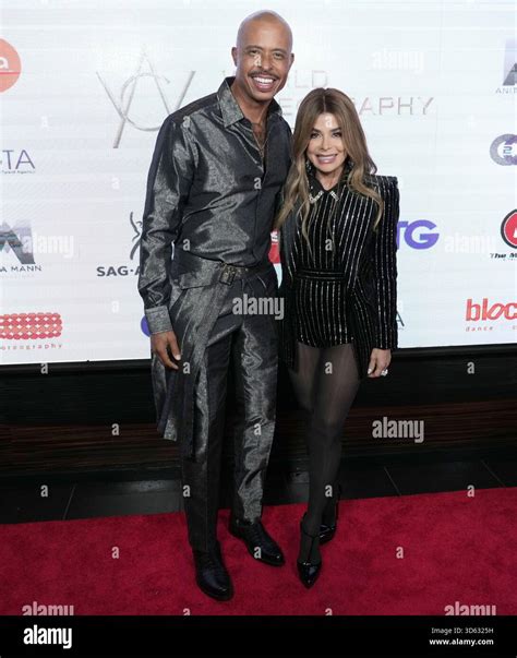 L R Jamal Sims And Paula Abdul At The 15th Annual World Choreography