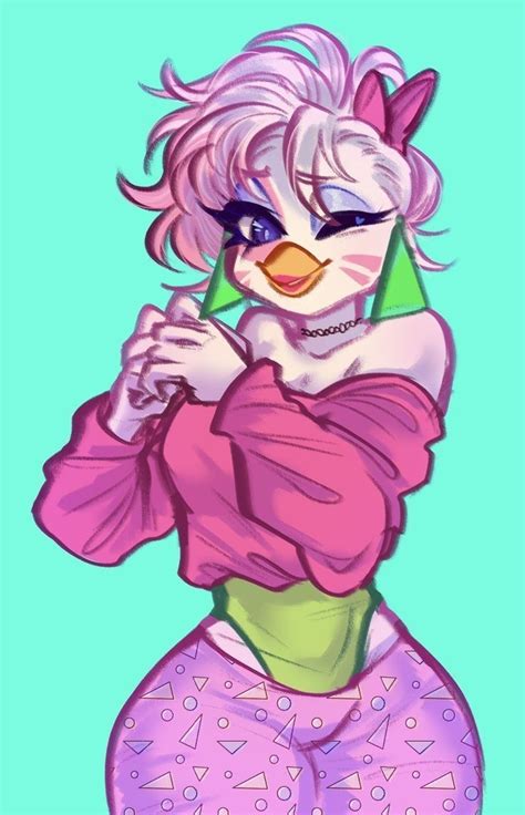 Glam Rock Chica Fnaf Fanart