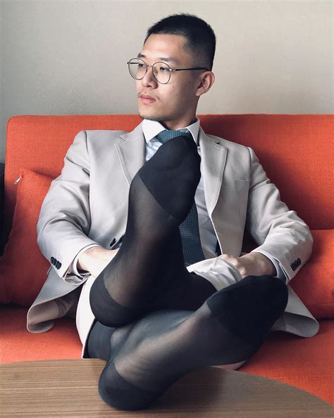 Male Stockings Mens Sheer Socks Men In Black Stockings Male Wearing
