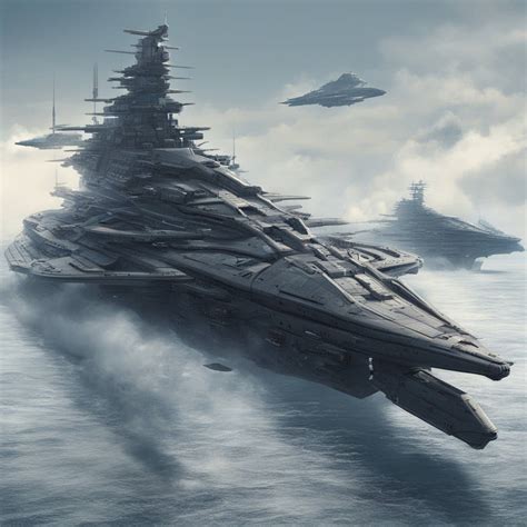 Futuristic Battleship By 8t3xphrg On Deviantart
