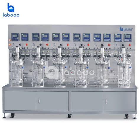 China Sextuple Off Site Sterilization Double Wall Glass Fermenter