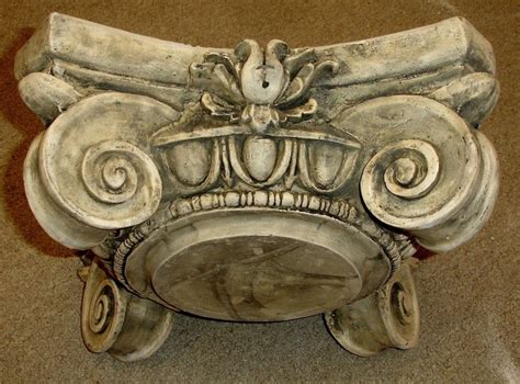 Greek Roman Ionic Capital Scamozzi Ionian Riser Column Etsy