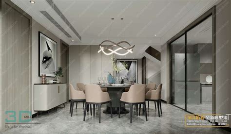 Dining Room 03 3d Model 3dsmax File Free Download 3dmili 2025
