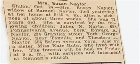 Susanna Susan” Ruby Naylor 1845 1917 Homenaje De Find A Grave