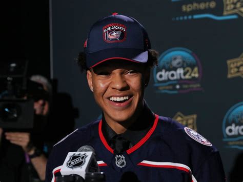 Blue Jackets Cayden Lindstrom Progressing Still Ways Off From Playing The Hockey Writers