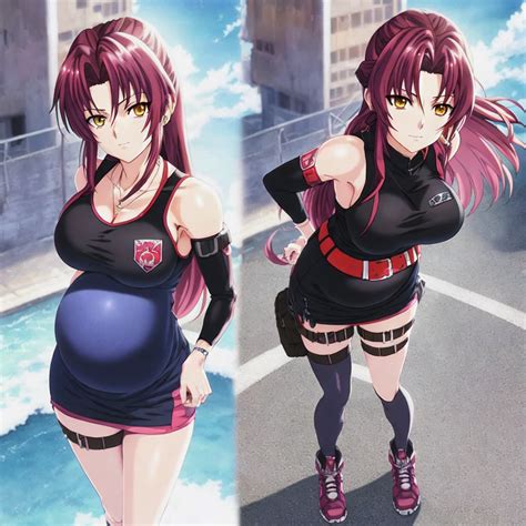 Pregnant Revy By Iamliljuicy On Deviantart