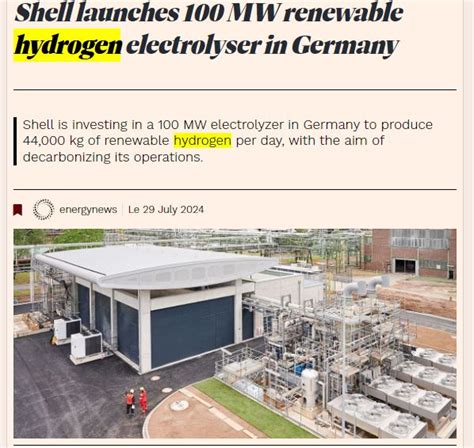Juan Antonio Roldán García On Linkedin Hydrogen Greenenergy Shell Germany Decarbonization