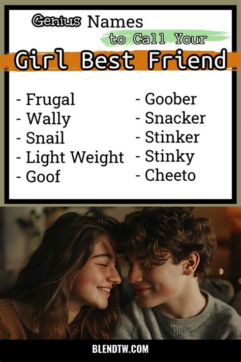 250 Most Awesome Names To Call Your Girl Best Friend In 2024 Girls