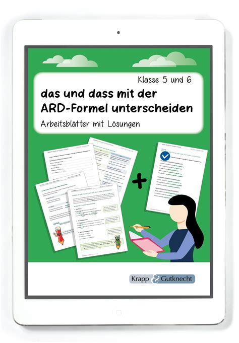 Das Und Dass Mit Der Ard Formel Unterscheiden Klasse 5 Und 6 Pdf