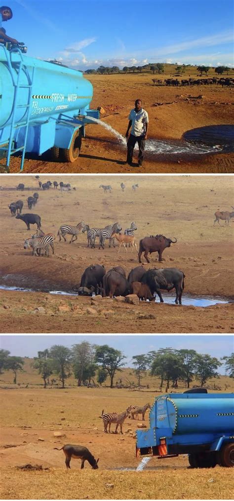 Every Day This Man Drives Hours In Drought To Provide Water To Thirsty