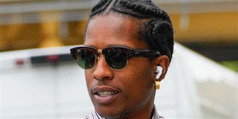 Asap Rocky Out In New York City On June 30th 2024 Wearing Ray Ban Mega