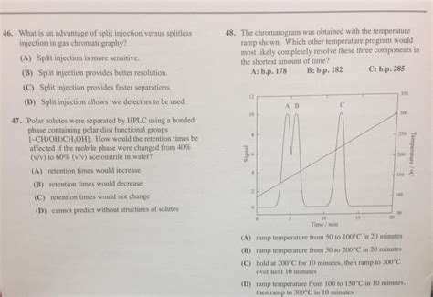Solved What Is An Advantage Of Split Injection Versus
