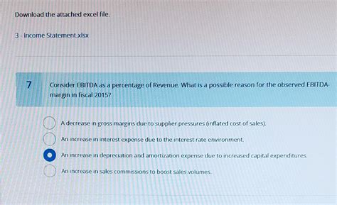 Solved Income Statement Begin Tabular Lrrrrrrrr All