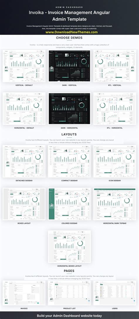 Invoika Angular 18 Invoice Management Admin Template Review Download New Themes