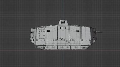 A7v Tank 3d Model Cgtrader