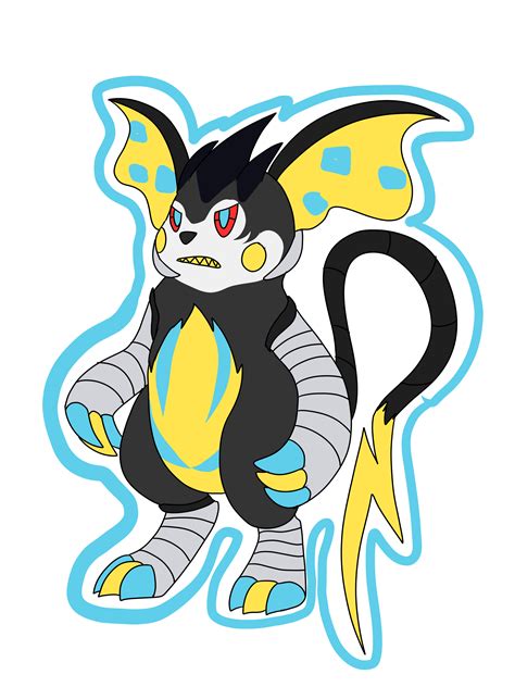 Retro Raichu By Professoramethyst On Deviantart