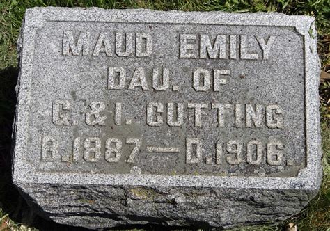Maud Emily Cutting 1887 1905 Find A Grave äreminne