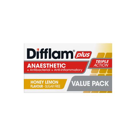 Difflam Plus Anaesthetic Antibacterial Anti Inflammatory Triple