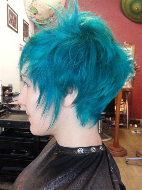 Aqua Pixie Hair Today Aqua Hair Pixie Hairstyles