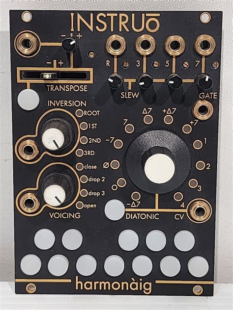 Instruo Harmonaig Chord Quantizer Modular Eurorack Synth Reverb