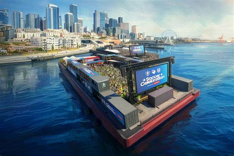 Seattles Waterfront Is Getting A World Cup Fan Zone On A Floating Barge