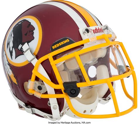 2010 Deangelo Hall Game Worn Washington Redskins Helmet Lot