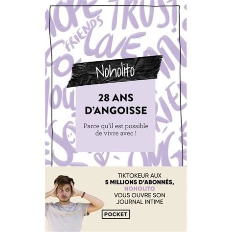 Pocket 28 Ans Dangoisse Parce Quil Est Possible De Vivre Avec Noholito 0x0 Cdiscount