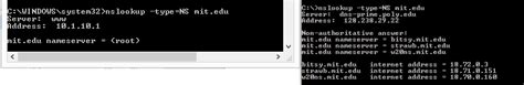 Windows Command Prompt Dns Lookup Stack Overflow