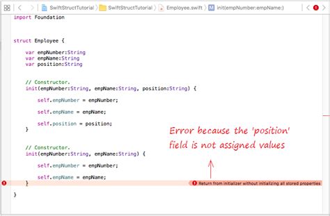Swift Structs Tutorial With Examples