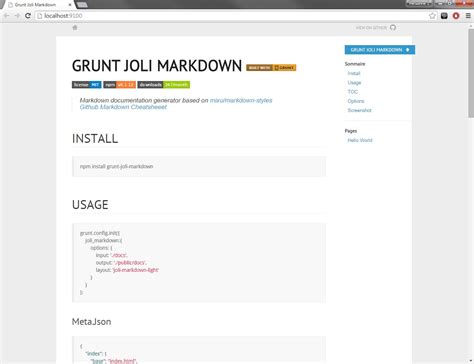 Grunt Joli Markdown Cdn By Jsdelivr A Free Fast And Reliable Open
