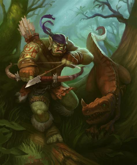 Orc Hunter Wow Art