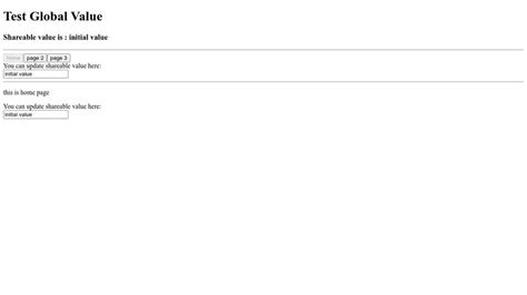 React State With Global Variable