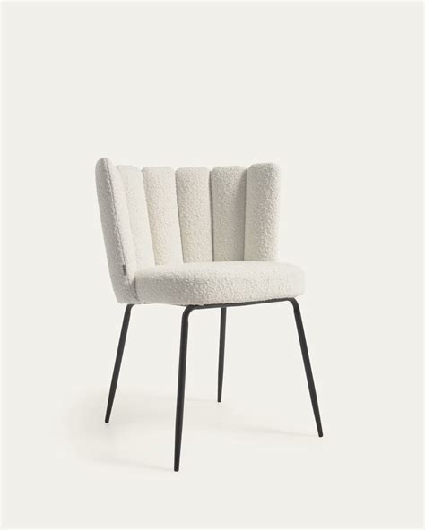 Valgomojo Kėdė Aniela Balta Juodasis Alksnis