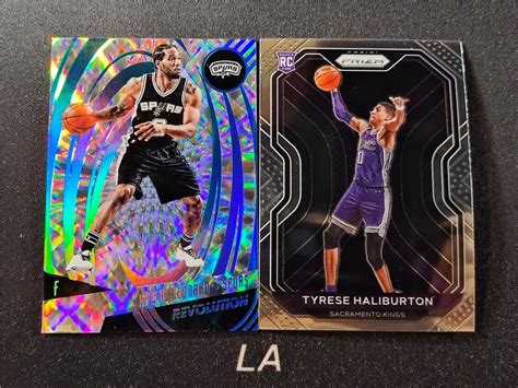 【la拍卖】2020 21 Panini Prizm 革命 新秀rc 泰里斯 哈利伯顿 哈里伯顿 步行者 科怀 伦纳德 卡哇伊 莱昂纳德 马刺 普卡 Base Futura折射 25编 2张