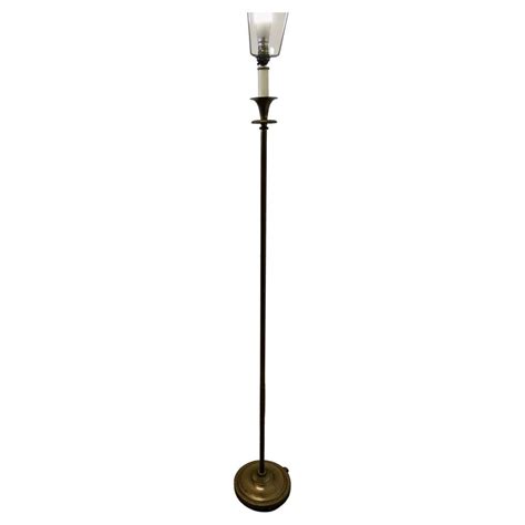 Brass Rectangular Column Floor Lamp At 1stdibs Floor Lamp Column