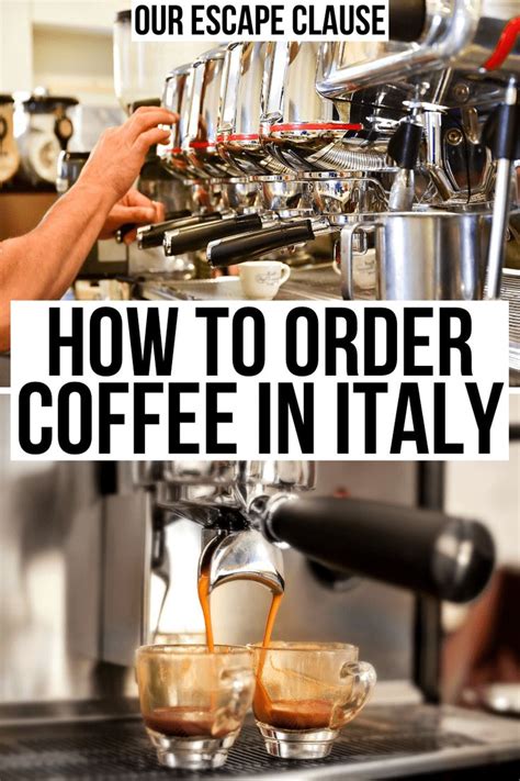 How To Order Coffee In Italy Drinks Italian Coffee Culture Tips