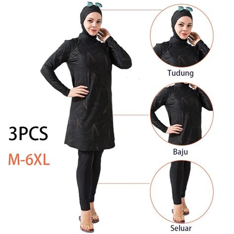 Burkini Maillots De Bains Musulmans Maillot Bain Femme Hijab Femme