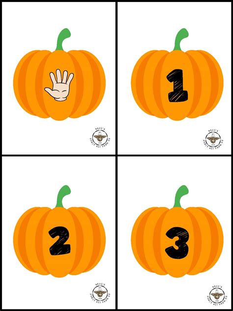 Pumpkin Subitizing Cut And Paste Match Game And Ten Frame Sheet