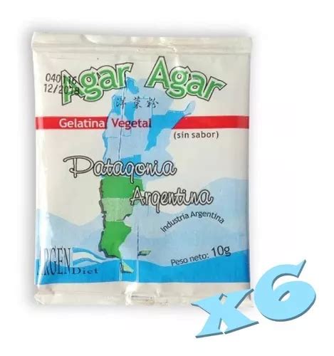 Algae Agar Agar Gelatina Vegetal Sem Sabor 10 Grs Mercadolivre