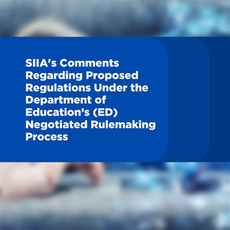 Siias Comments Regarding Proposed Regulations Under The Department Of